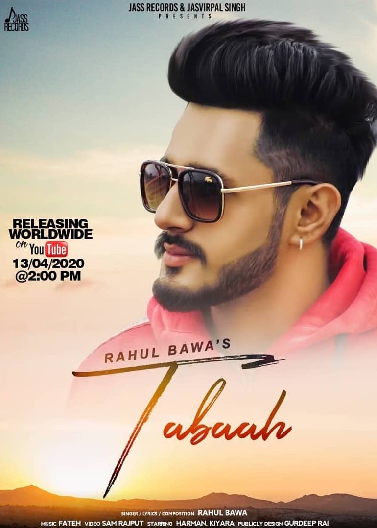 Tabaah New Upcoming Punjabi Song by Rahul Bawa | MoviesMedia