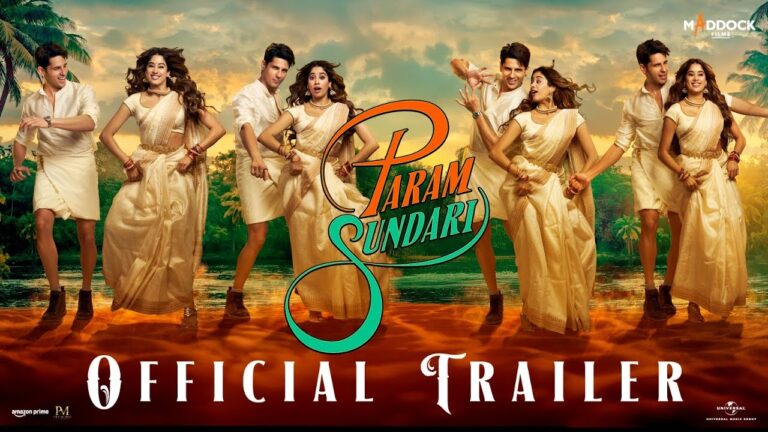 Param Sundari Movie by Sidharth Malhotra And Janhvi Kapoor: Must-Watch Bollywood Romance of 2025 ...
